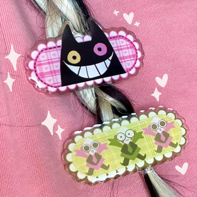 Deltarune Friend Hair Clip - Etsy