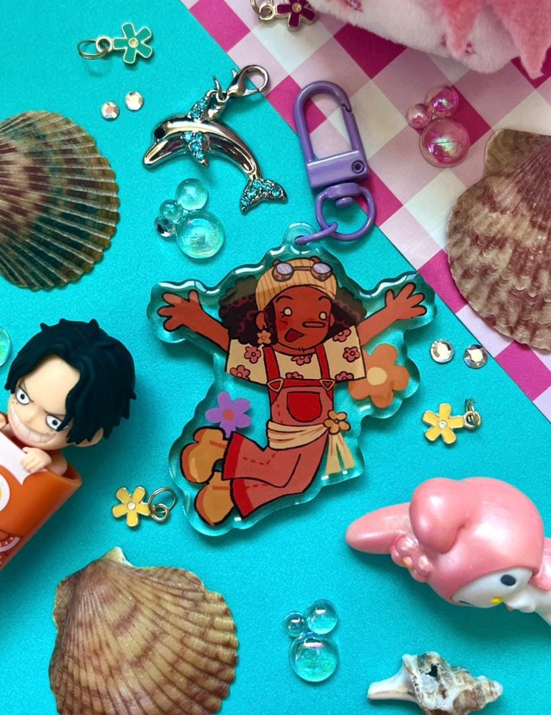 Pirate Anime Charm- U - Etsy