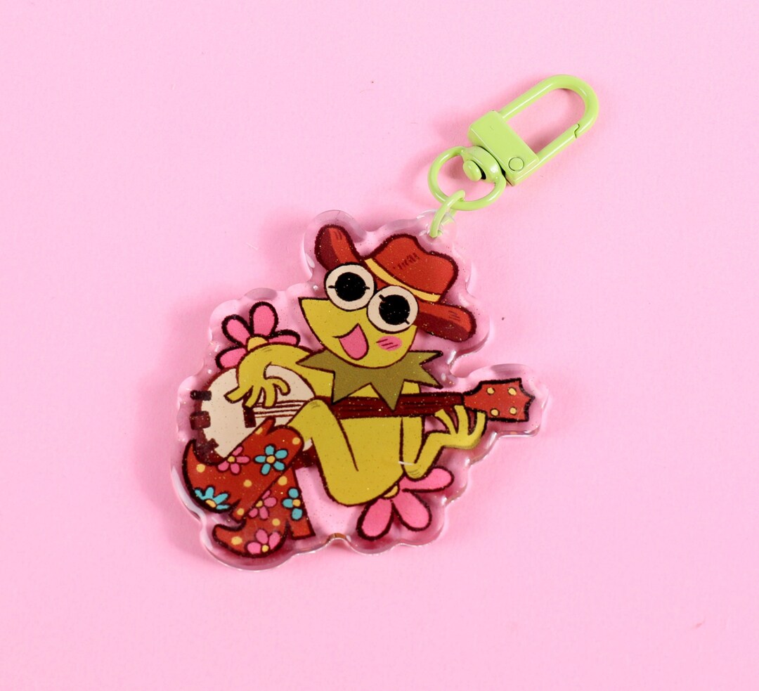 Kermit the Frog Cowboy Keychain - Etsy