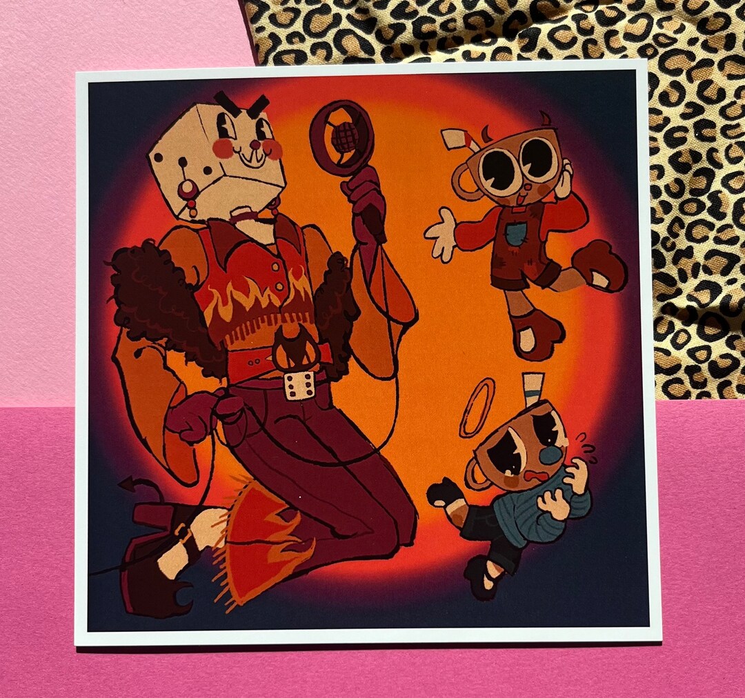 Cuphead Print - Etsy