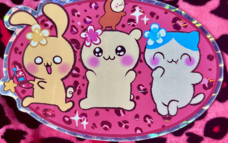 2000's Gyaru Chiikawa Sticker Prismatic - Etsy