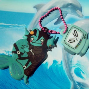 Roblox Pressure Sebastian Solace and Painter Puffy Charm Keychain ...