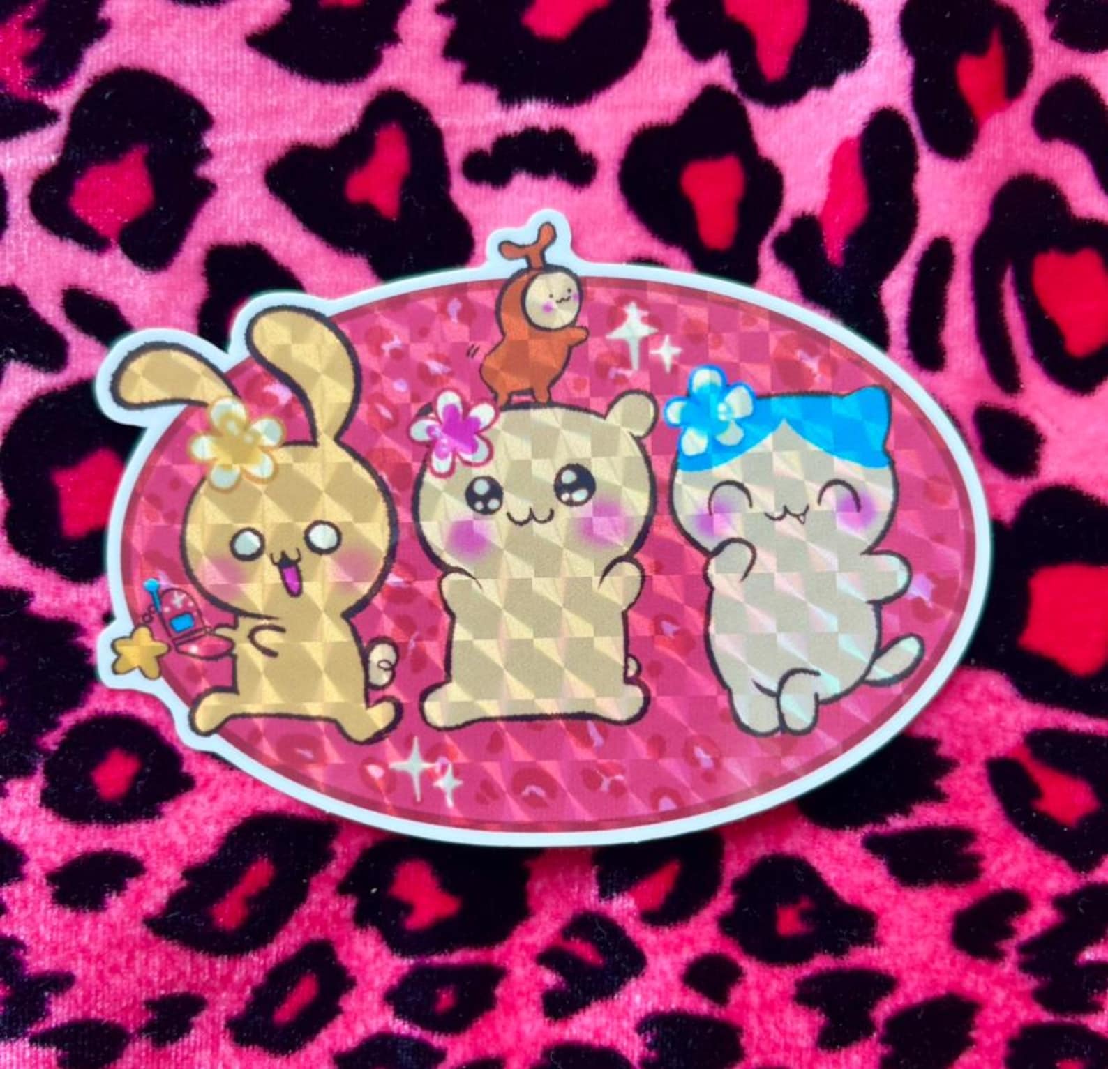 2000's Gyaru Chiikawa Sticker Prismatic - Etsy