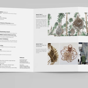 CV Template / Resume Template / Portfolio Sample Template / Fold-out ...