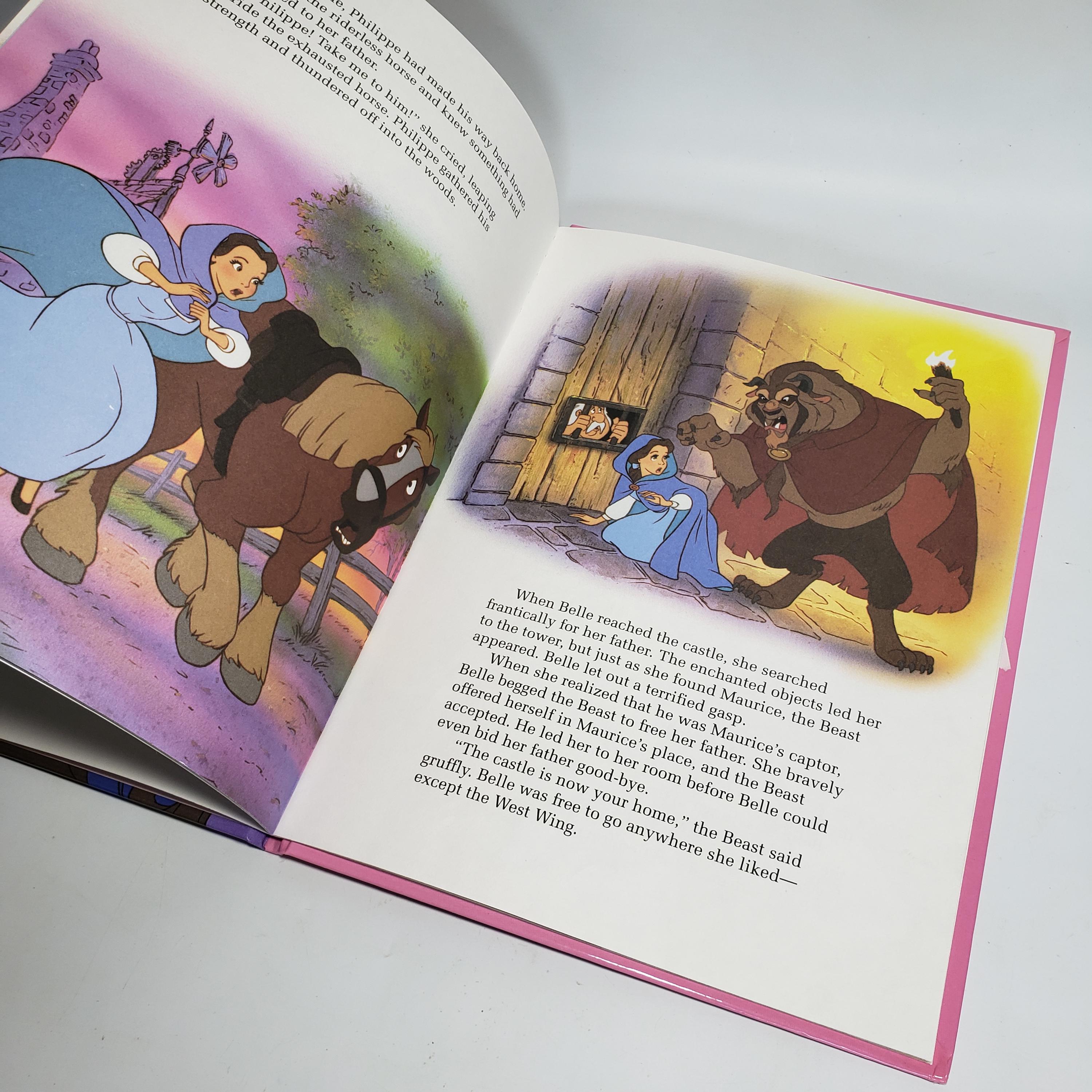 Beauty and the Beast Walt Disney Big Golden Book Hardcover 1991 - Etsy