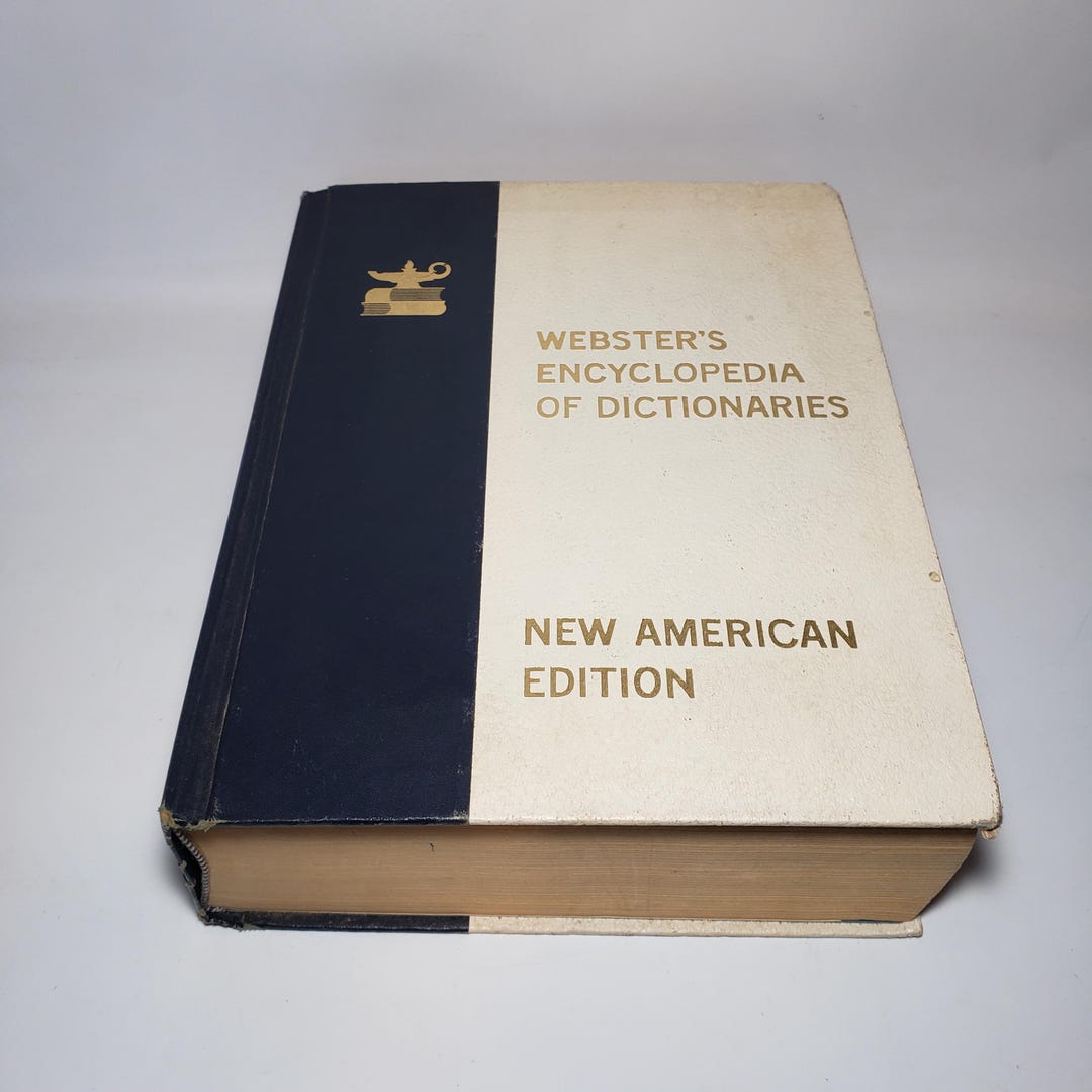 Webster's Encyclopedia New American Edition Large Type, Hardcover, 1978 ...
