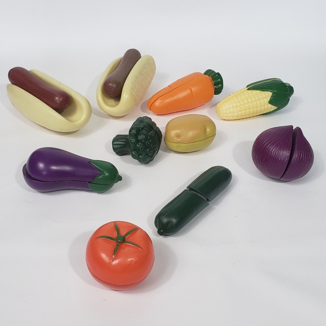 Kids Pretend Vegetable Split-apart Toys - Etsy