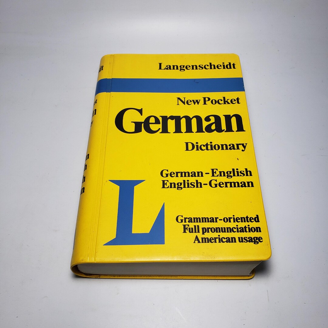 Langenscheidt New Pocket German Dictionary, Paperback, 1970 by Langenscheidt Editorial Staff - Etsy