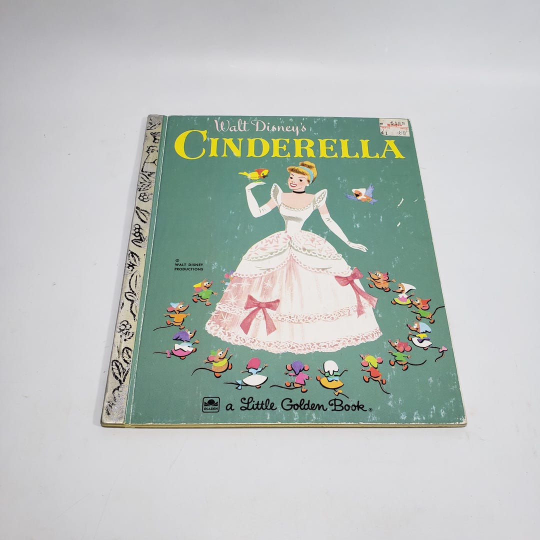 Walt Disney's Cinderella - A Little Golden Book Hardcover Illustrated ...