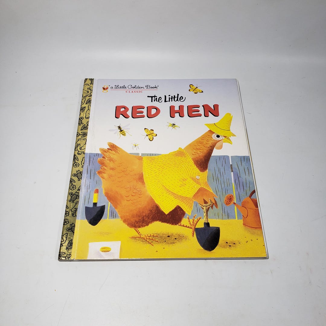 The Little Red Hen - A Little Golden Book - A Favorite Folk Tale ...