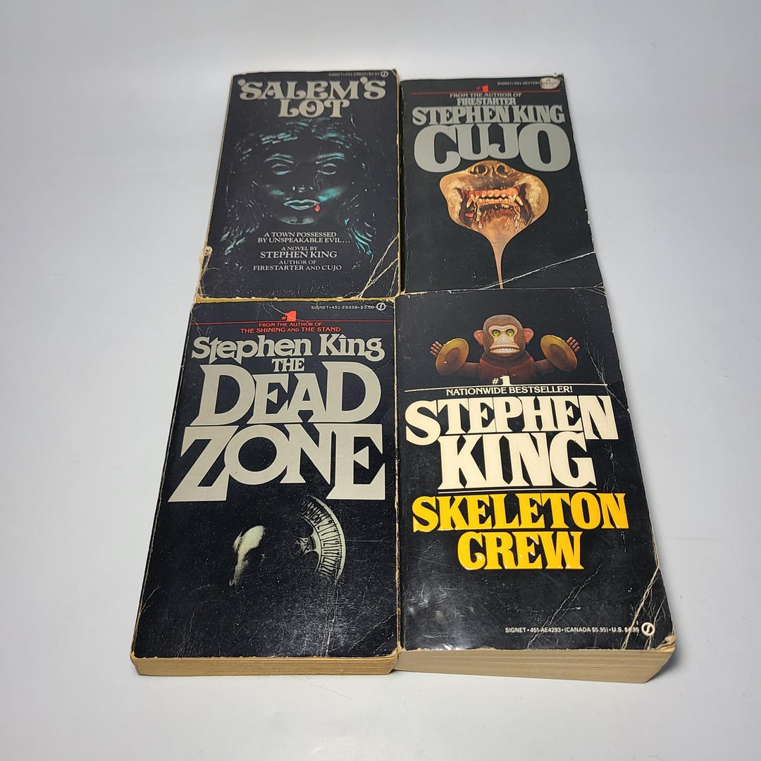 Stephen King Book Bundle - Salem's Lot, the Dead Zone, Skeleton Crew ...