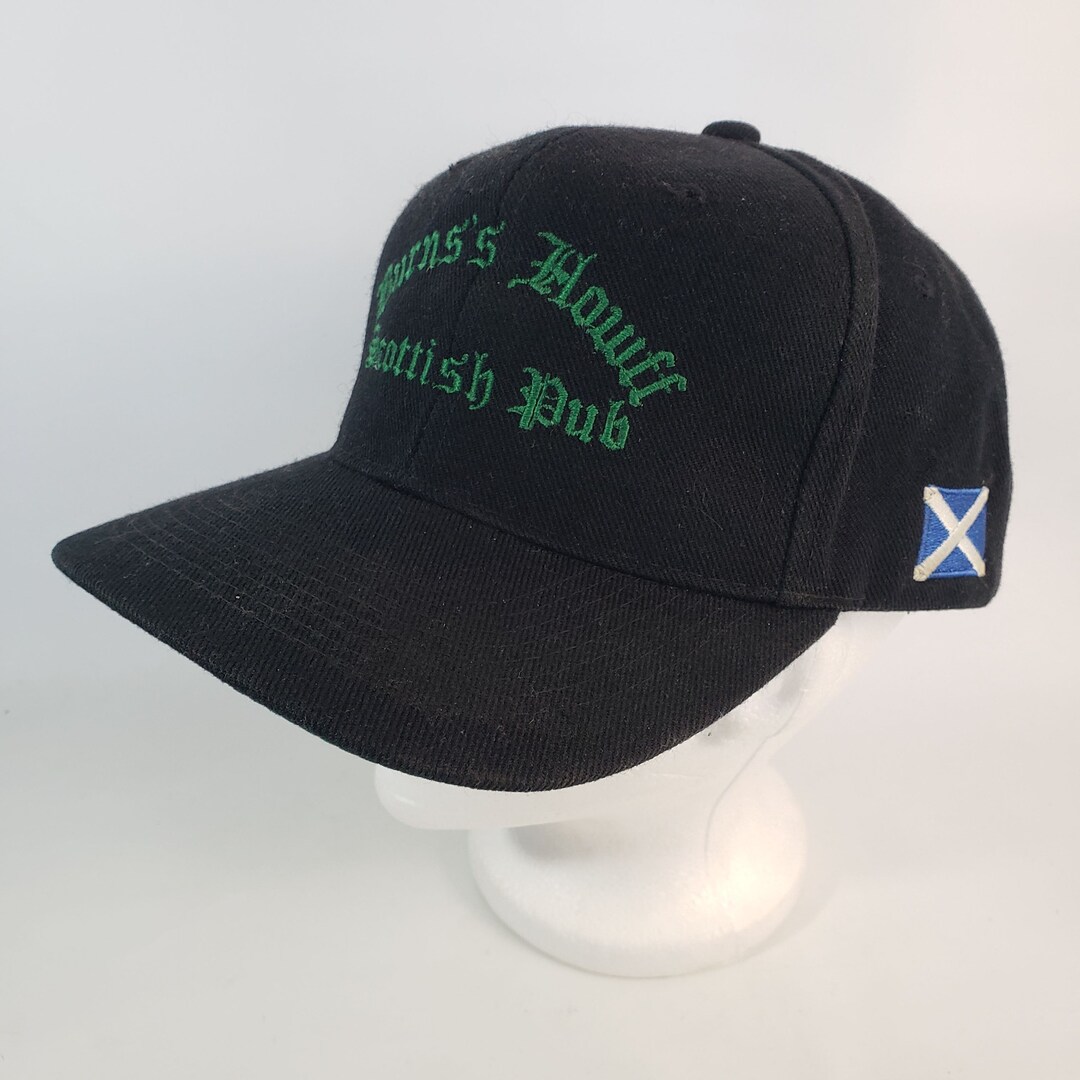 Burns's Howff Scottish Pub Hat With Embroidery - Etsy