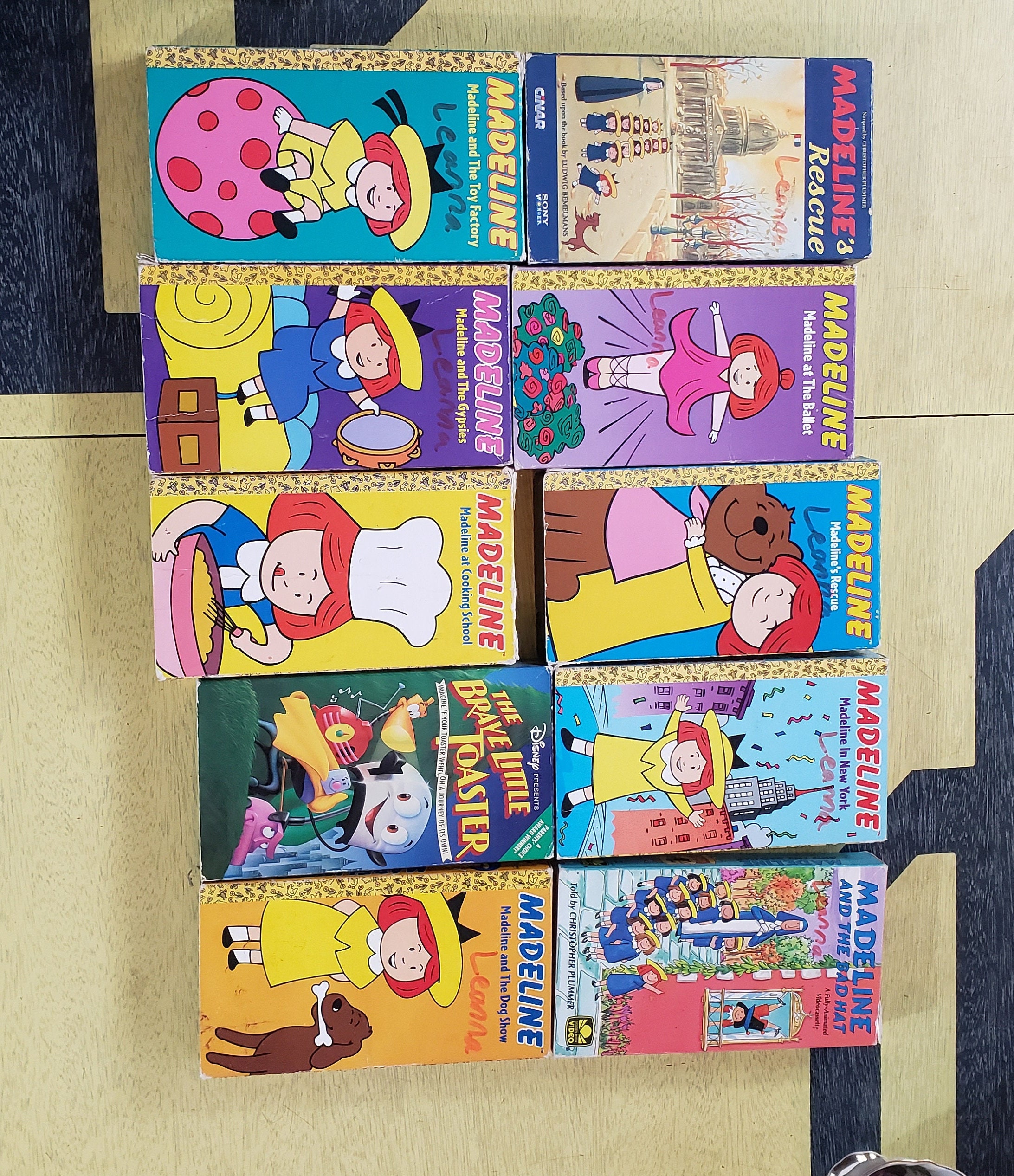 Madeline Series Vhs Bundle 10 Vhs Bonus Brave Little Toaster - Etsy
