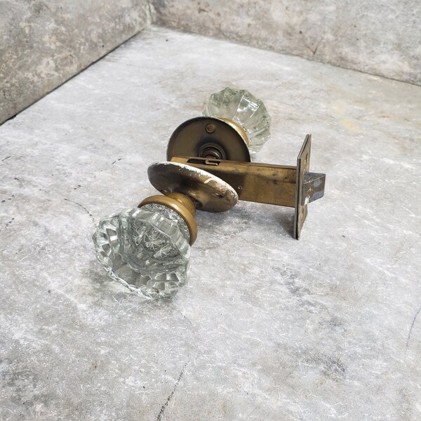 Antique Glass Door Knobs - Etsy