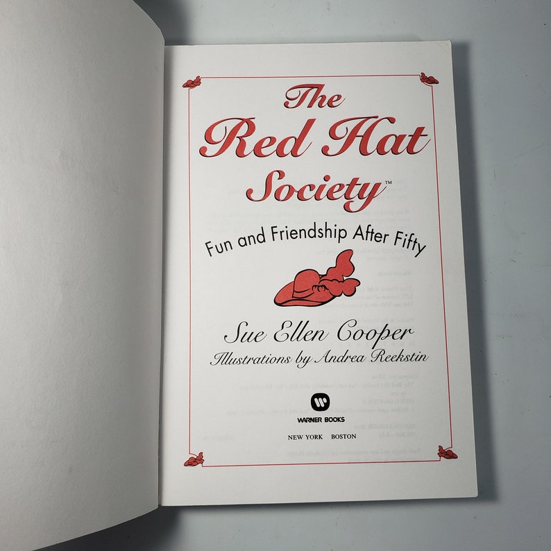 The Red Hat Society Fun & Friendship After Fifty by Sue Ellen Cooper ...