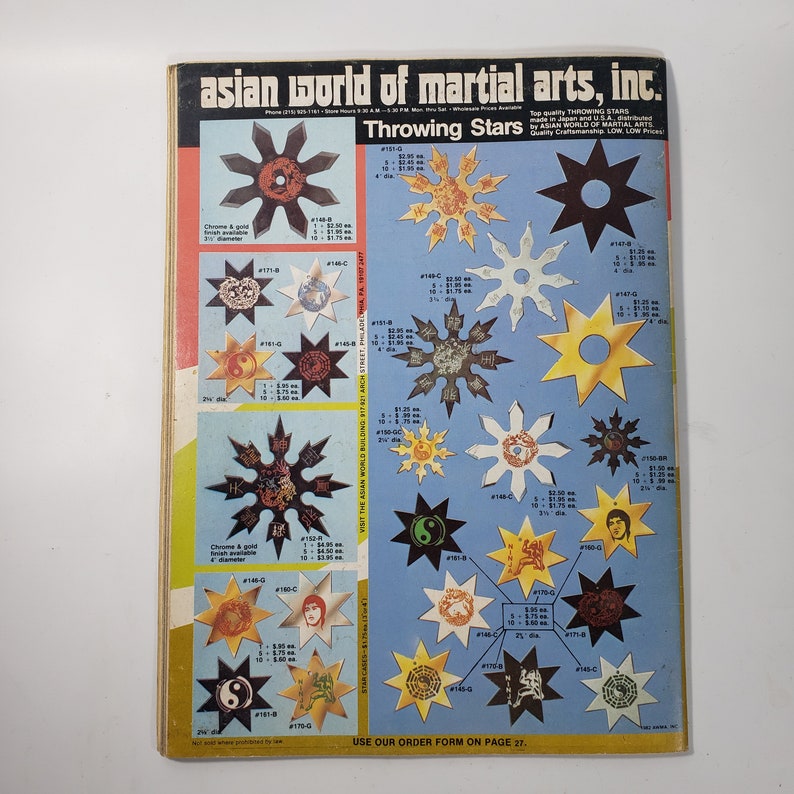 Fighting Stars Magazine February 1983 Long Wolf Mcquade, Budojujutsu ...