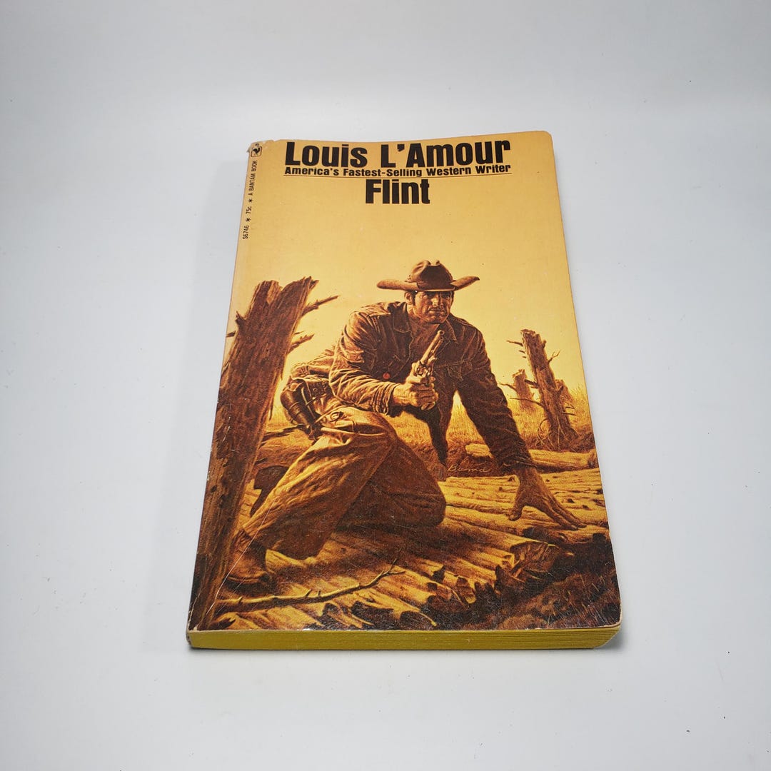 Flint - Louis L'amour - Bantam Books Paperback 1971 - Etsy