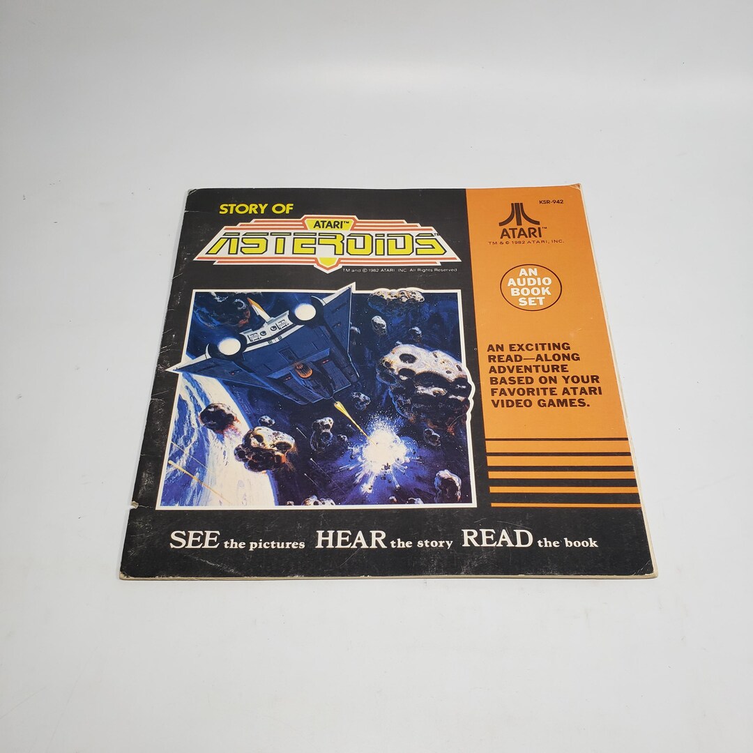 Story of Atari Asteroids 1982 Audio Book Set Without Record, Book Only - Etsy