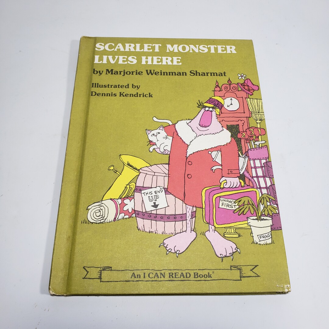 Scarlet Monster Lives Here by Marjorie Weinman Sharmat Illustrated by ...