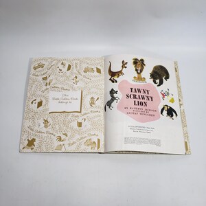 Tawny Scrawny Lion - A Little Golden Book Hardcover by Kathryn Jackson ...