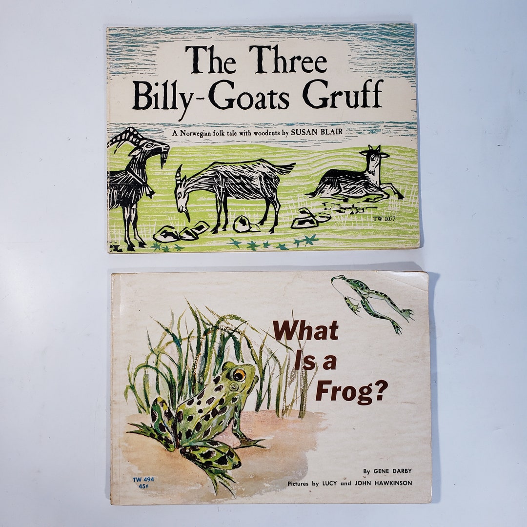 2 Scholastic Books 1957, 1963 the Three Billy-goats Gruff by Susan ...