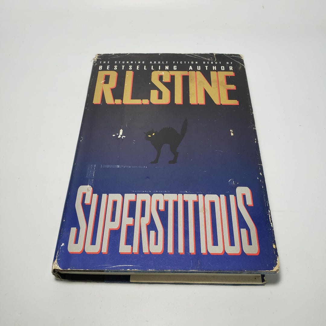 Superstitious by R. L. Stine Adult Fiction Book First Edition Hard ...