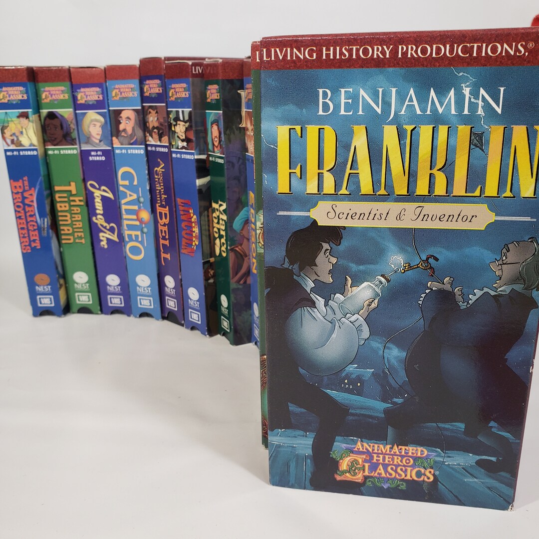 Living History Productions VHS Animated Hero Classics - Etsy