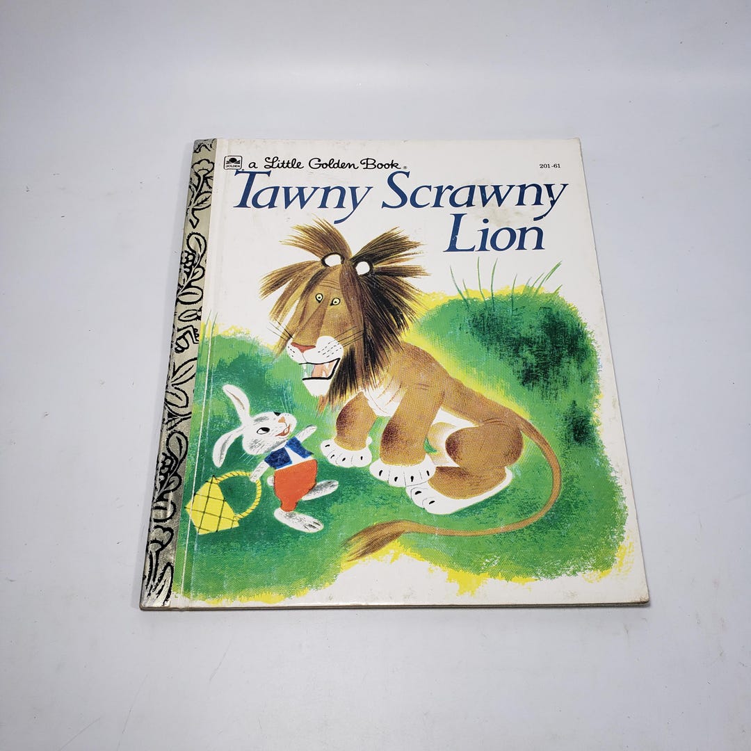Tawny Scrawny Lion - A Little Golden Book Hardcover by Kathryn Jackson and Pictures by Gustaf ...