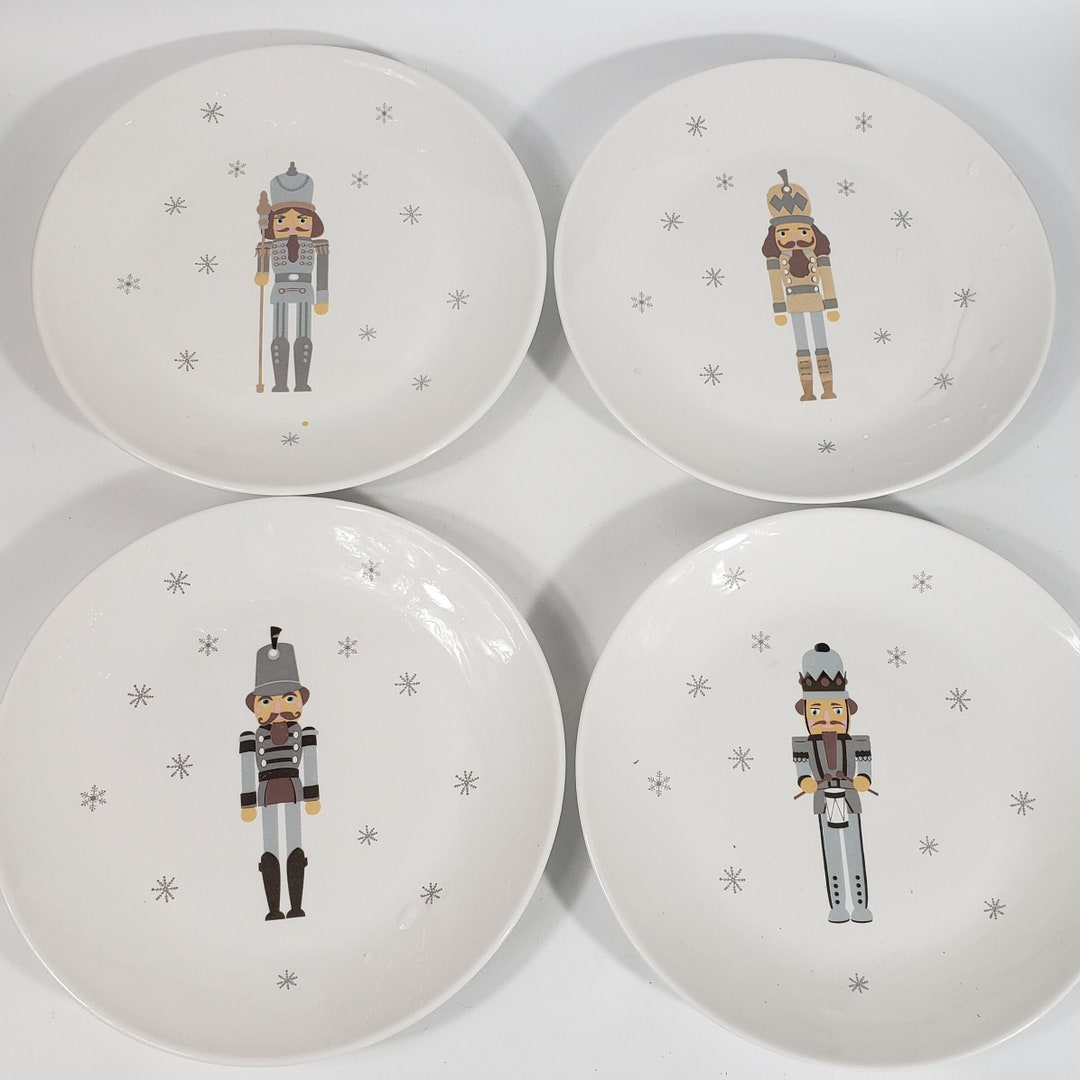Harman Nutcracker Dessert Plate Set - Etsy