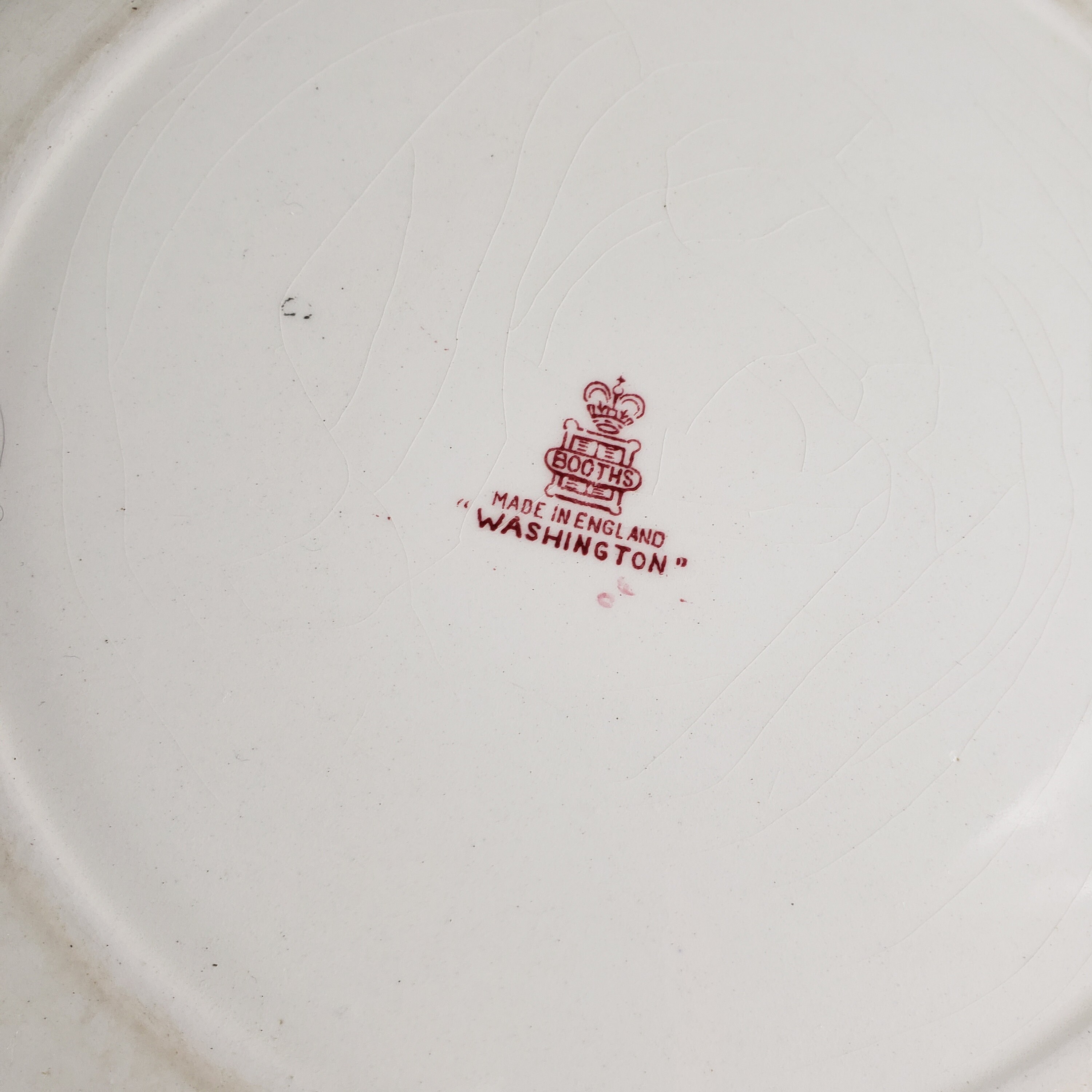 Booths England 1900 China Dinner Plate Washington Pattern 10.5 - Etsy