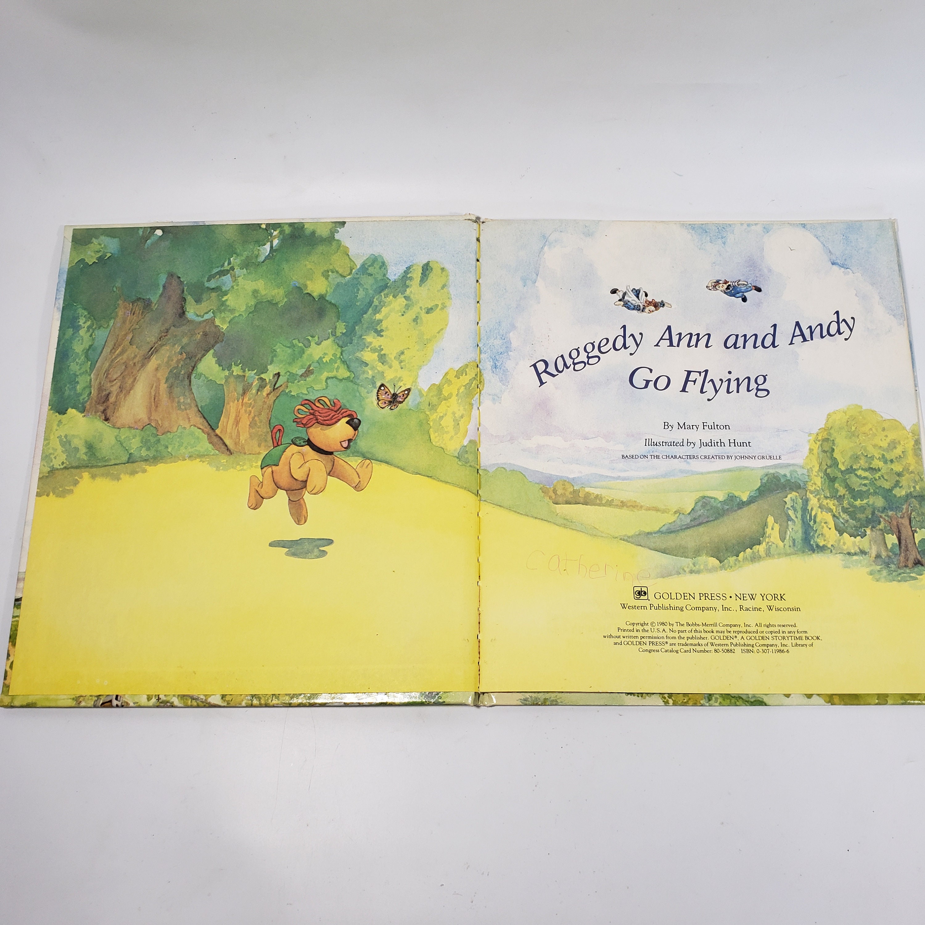 Raggedy Ann and Andy Go Flying by Mary Fulton Illustrated by Judith ...