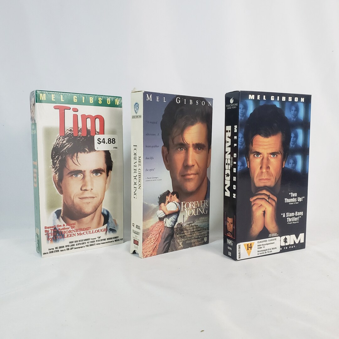 Mel Gibson Vhs Tapes Tim Ransom Forever Young - Etsy