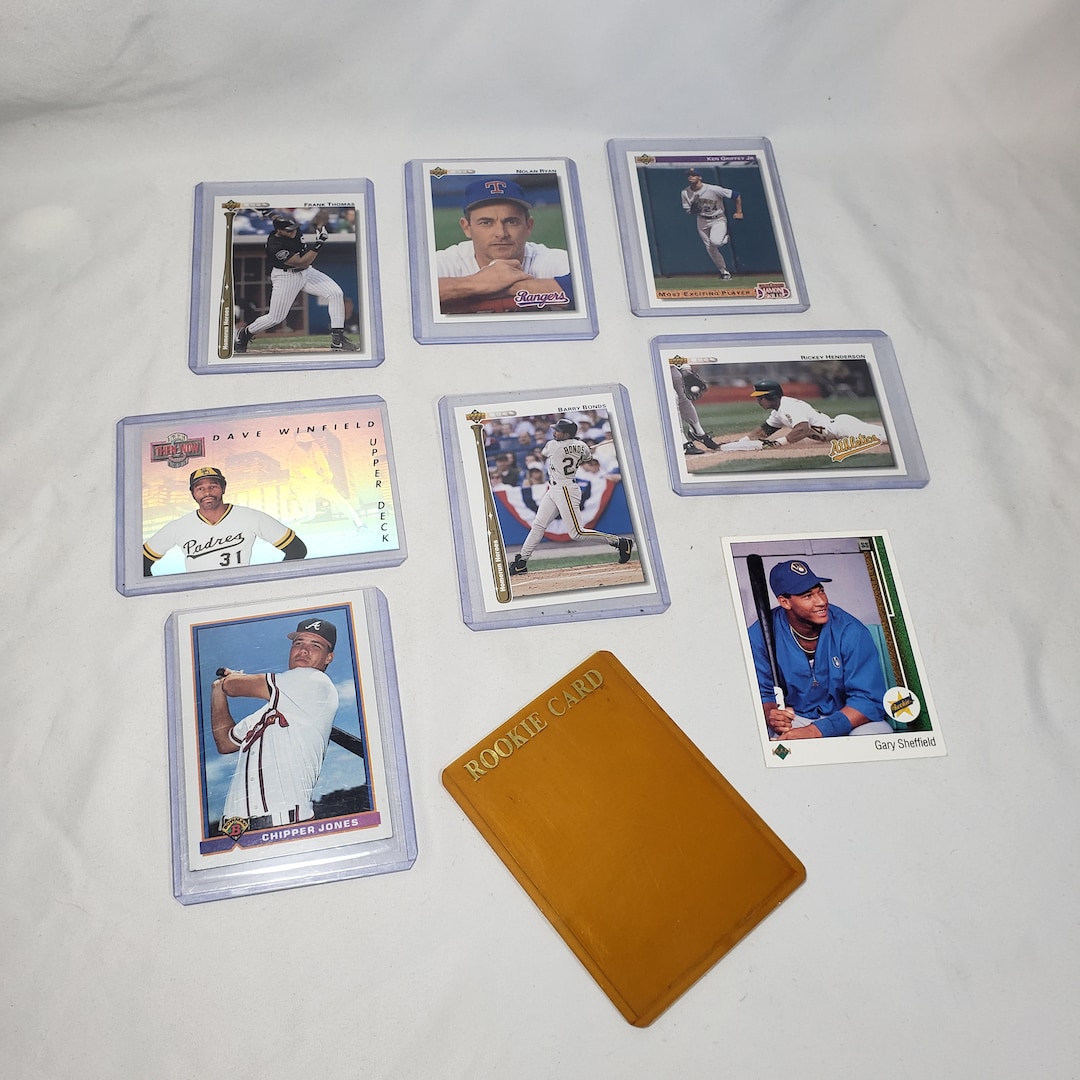 Assorted Baseball Card Bundle Includes Ryan Nolan, Frank Thomas, Ken ...