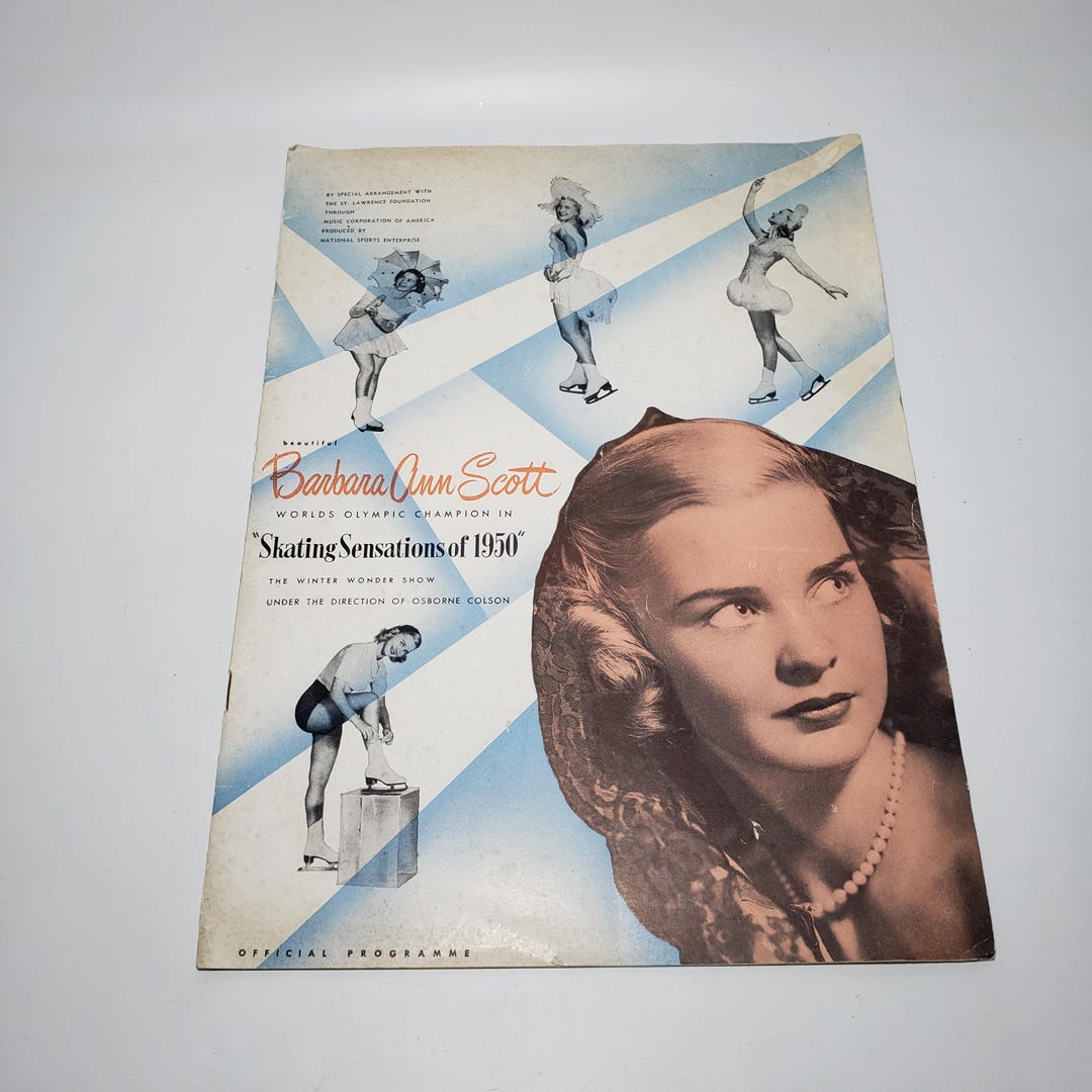 Barbara Anne Scott World Olympic Champion Skating Sensations of 1950 ...