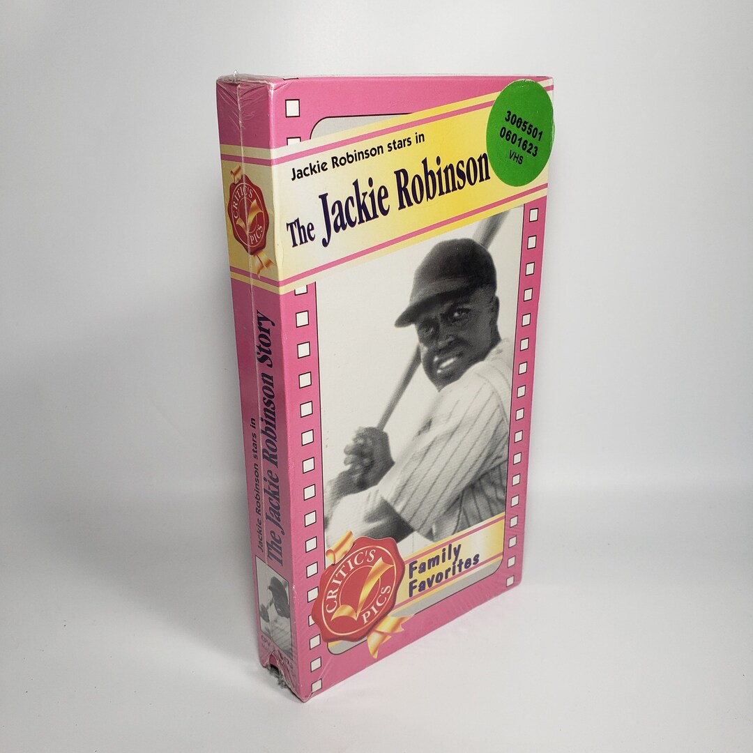 The Jackie Robinson Story VHS Family Favorites Critic's Pics 1997 ...