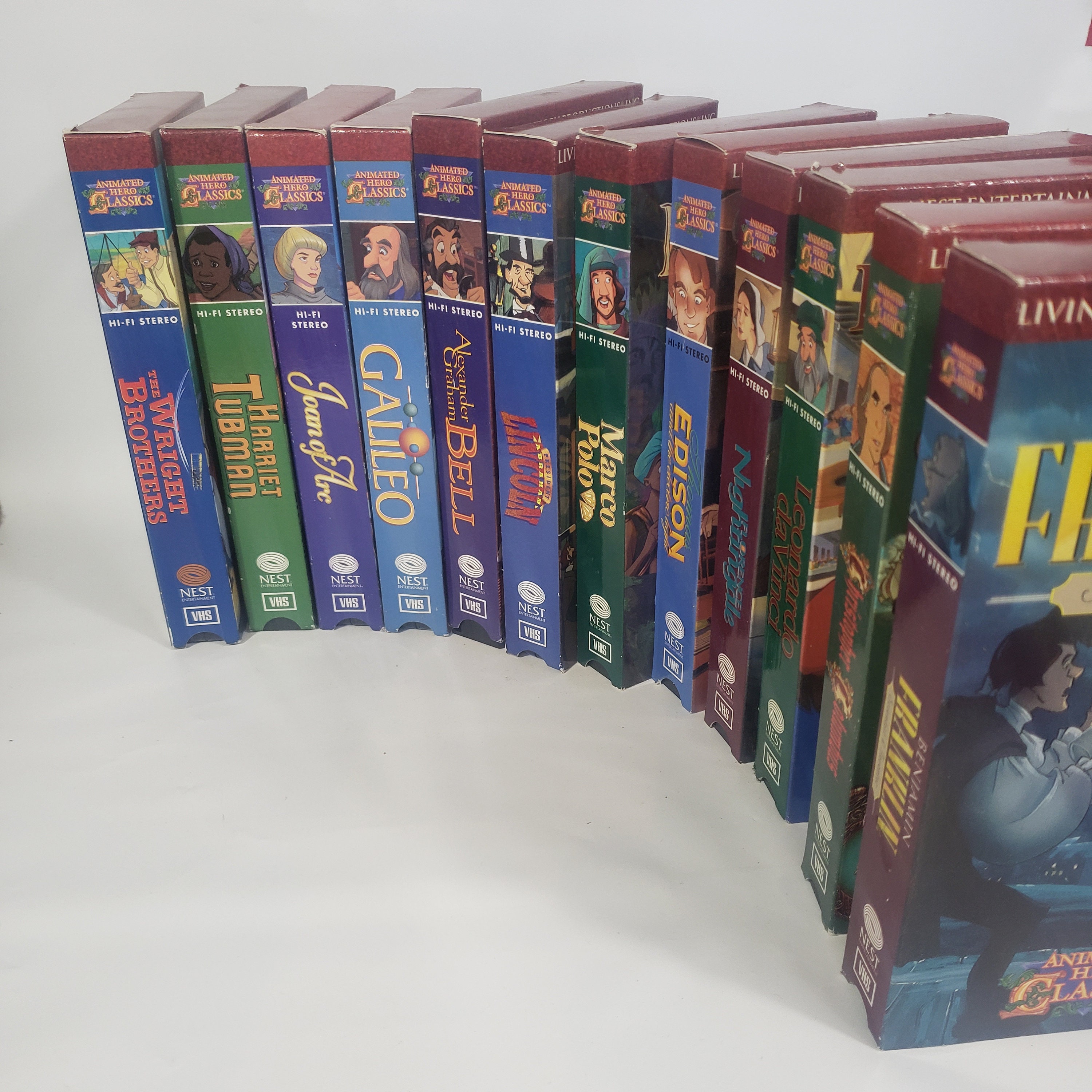 Living History Productions VHS Animated Hero Classics - Etsy