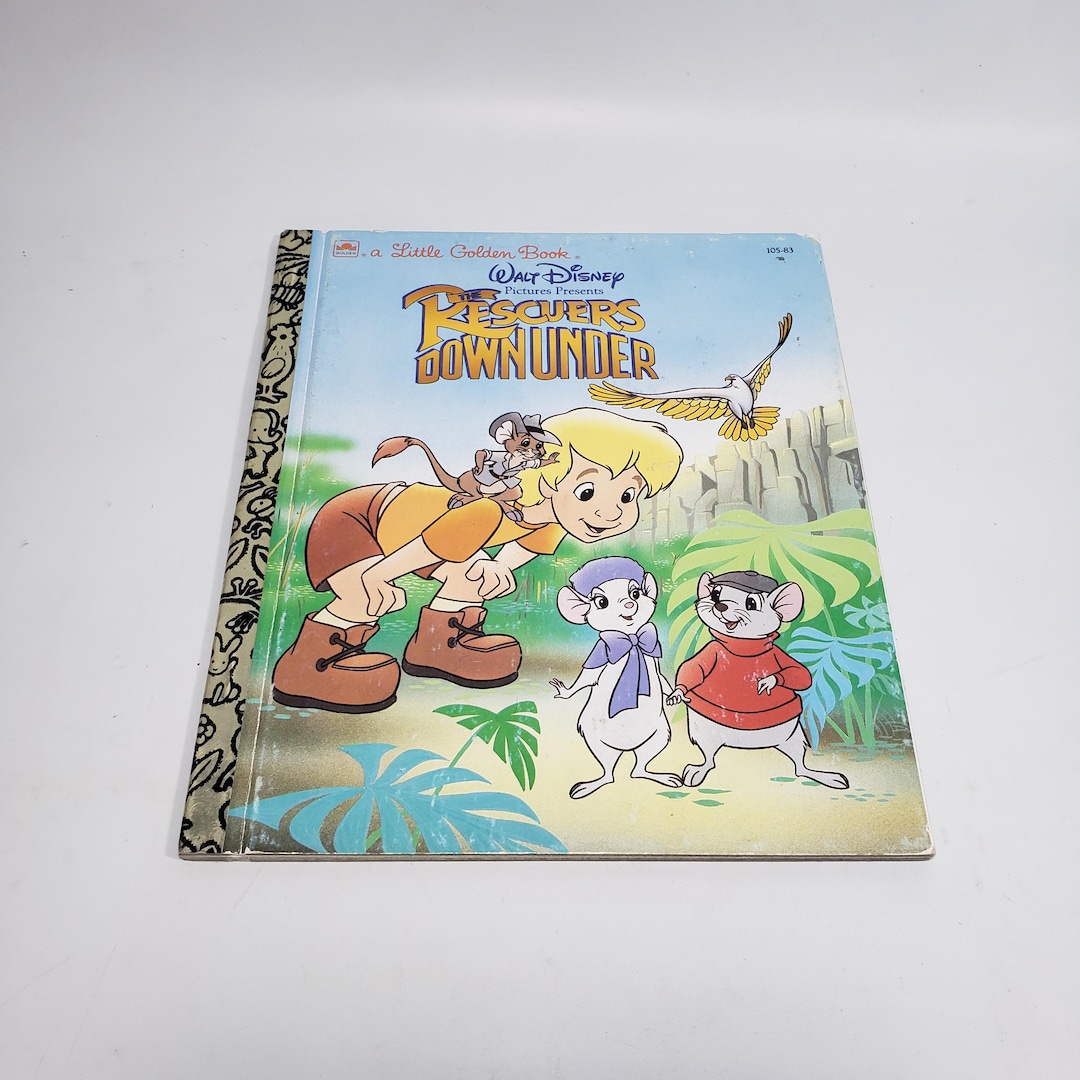 Walt Disney's the Rescuers Down Under - A Little Golden Book Hardcover ...