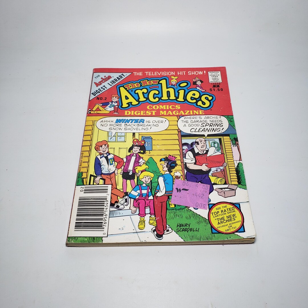 The New Archies No. 2 Comics Digest Magazine, Digest Library ...