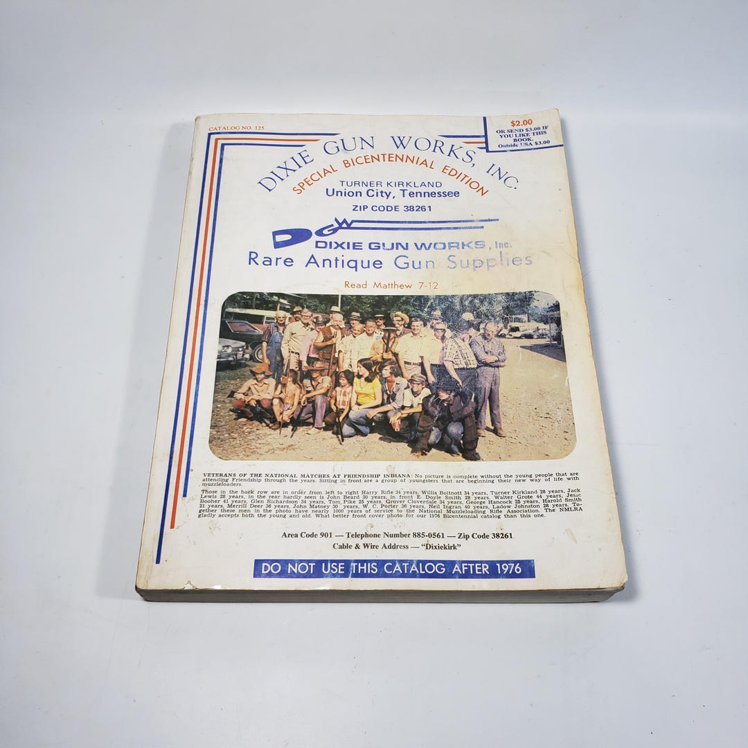 Dixie Gun Works Catalog 125 Special Bicentennial Edition 1976 - Etsy