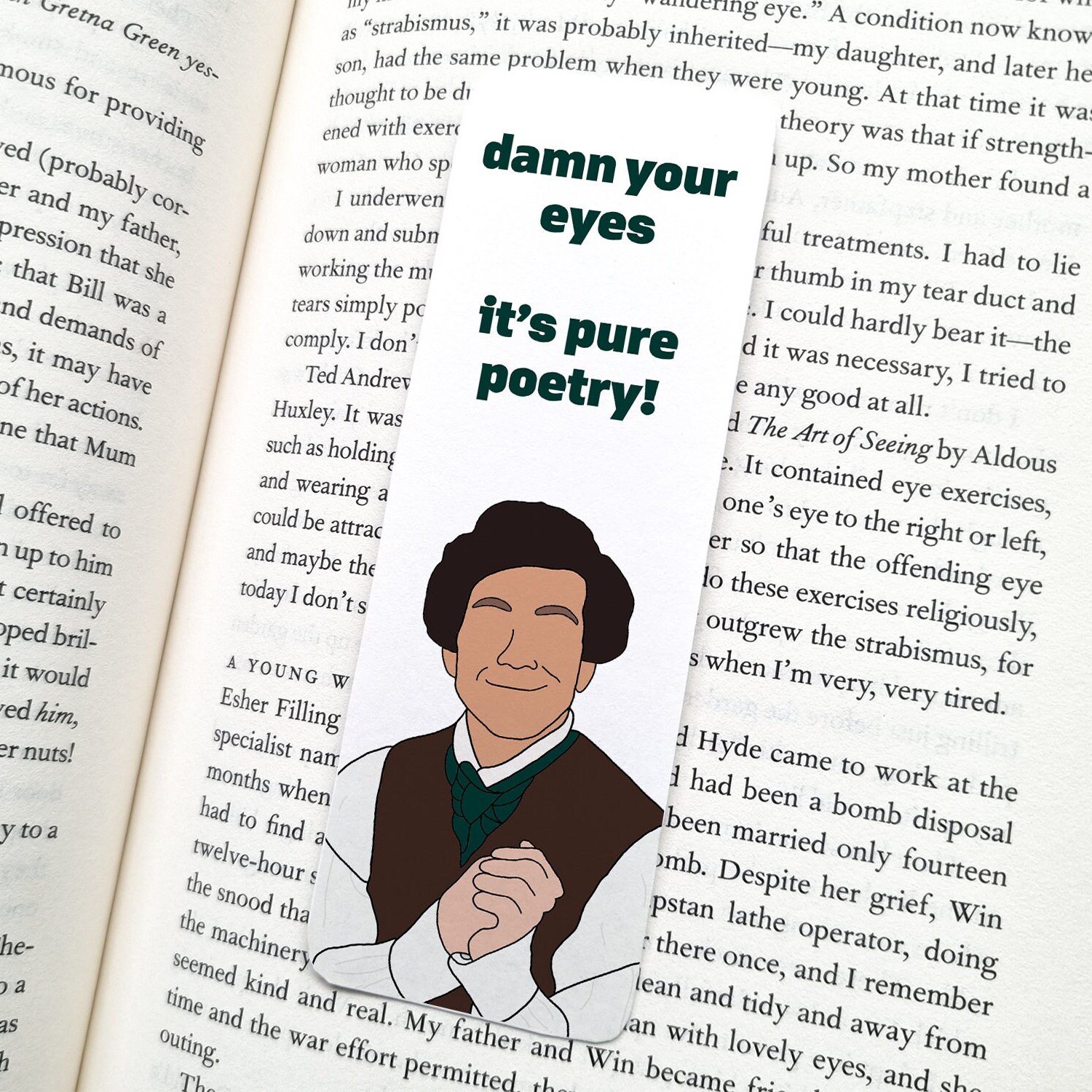 BBC Ghosts Inspired Bookmark Thomas Thorne BBC Ghosts Gift - Etsy