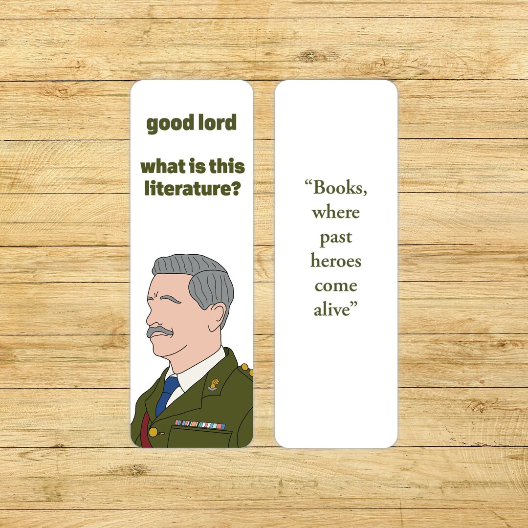 BBC Ghosts Inspired Bookmark the Captain BBC Ghosts Gift - Etsy UK