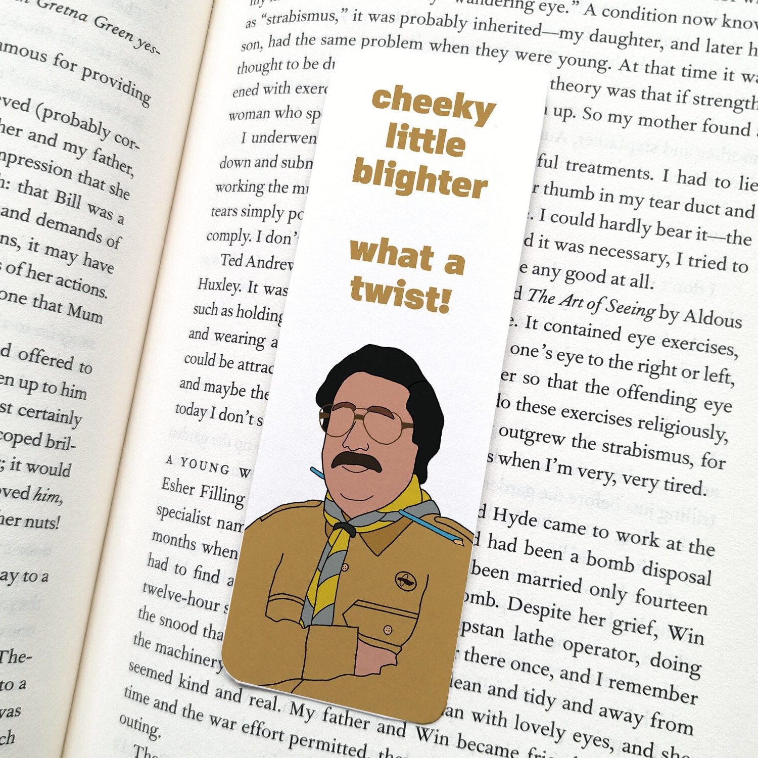 BBC Ghosts Inspired Bookmark Pat BBC Ghosts Gift - Etsy UK