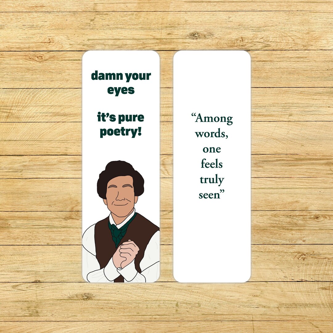 BBC Ghosts Inspired Bookmark Thomas Thorne BBC Ghosts Gift - Etsy