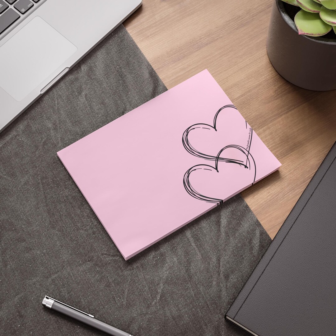 Romantic Gift Post-it Note Pads: My Favorite Person to Smile - Etsy