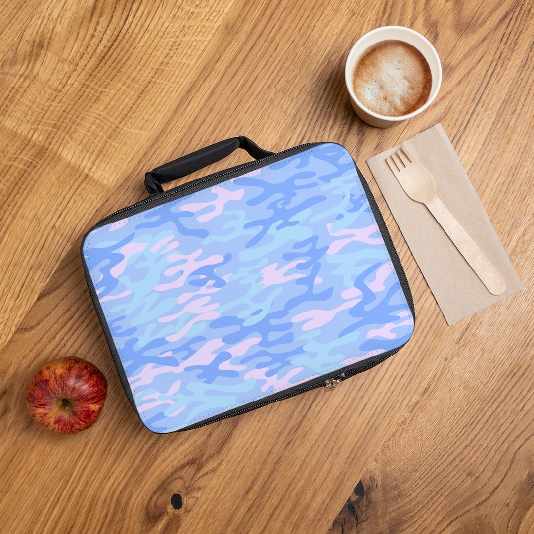 Pastel Camouflage Lunch Box Back to School School Lunch Box - Etsy