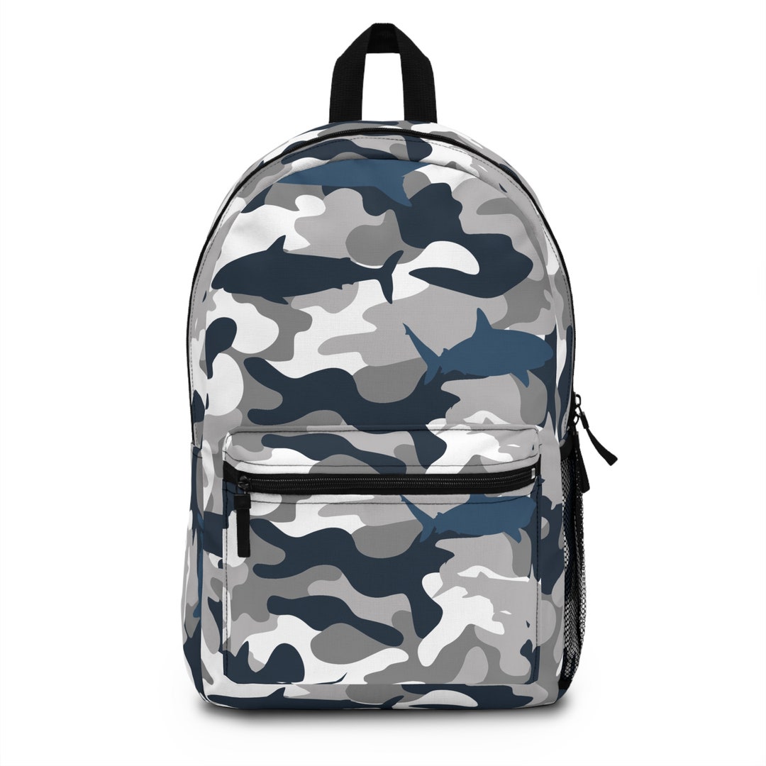 Shark Camouflage Backpack Backpack Back to School Shark Camouflage ...