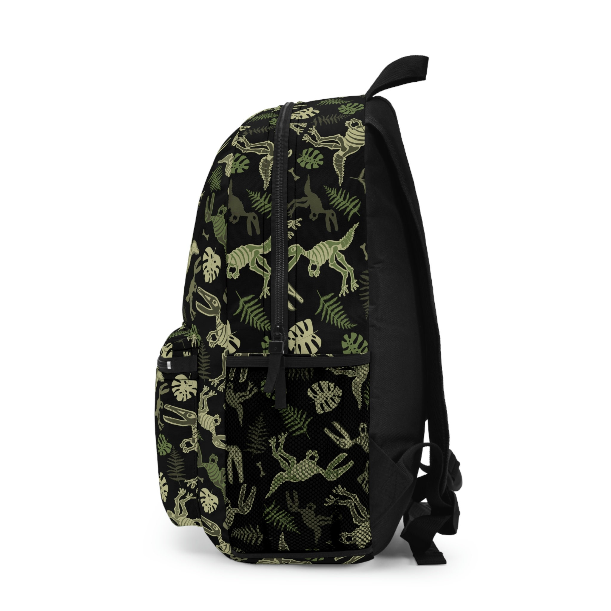 Dino Skeleton Dino Skeleton Backpack Dinosaur Backpack School Backpack ...