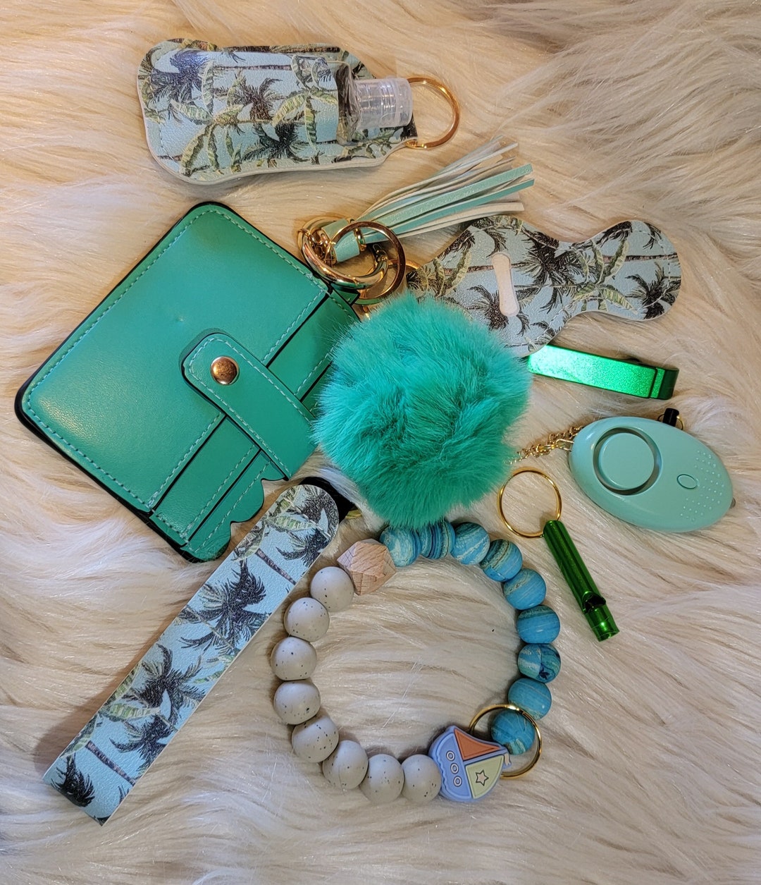 All-in-one Safety Keychain Set in Maldives Magic - Etsy