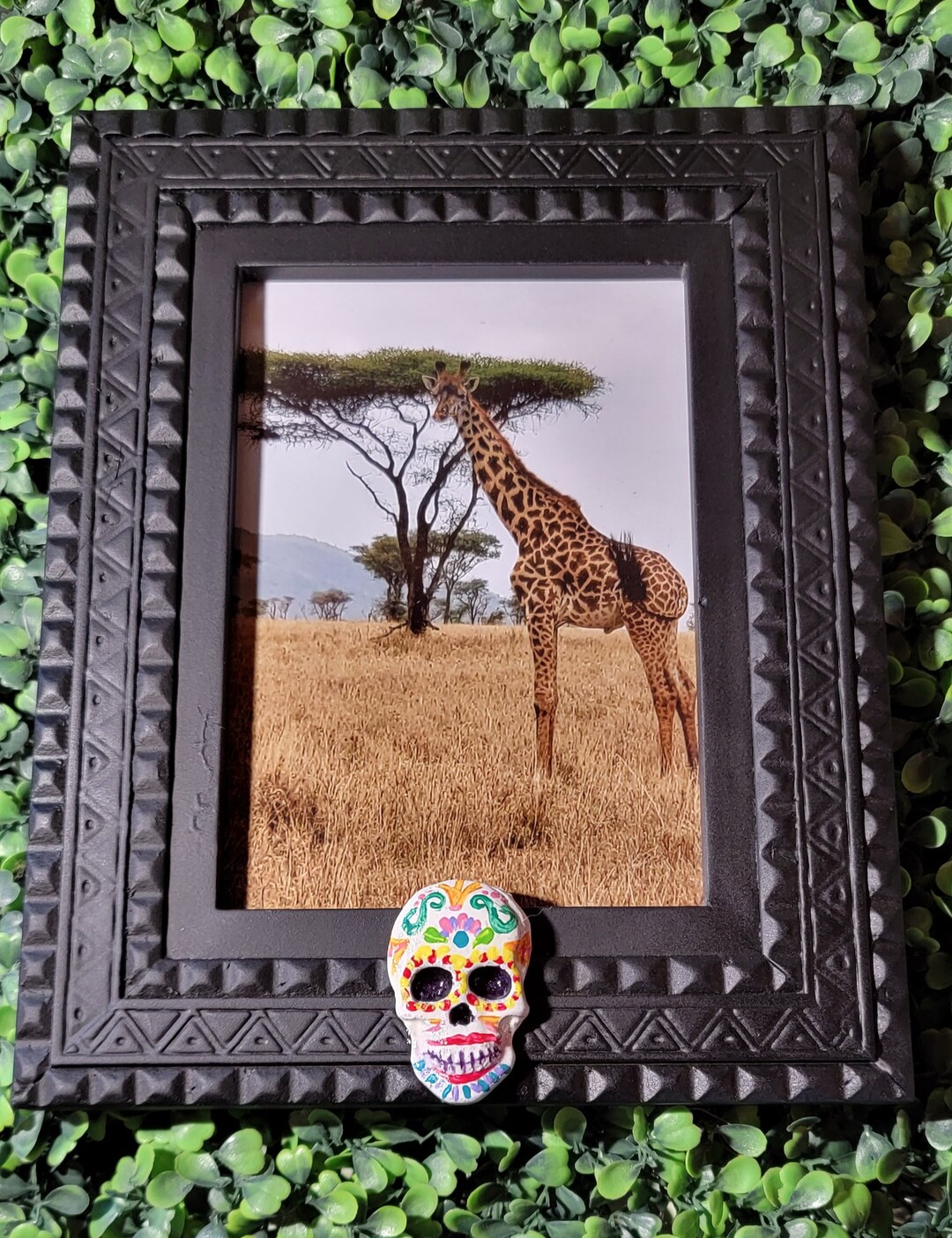 Day of the Dead Upcycled Picture Frame - Etsy