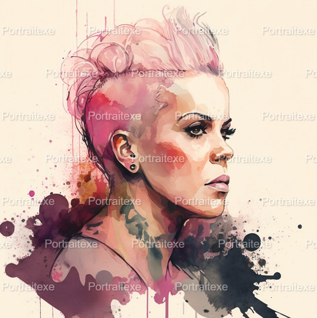 P!nk, Poster 4K, Digital Print, Home Decor, Instant Download, Wall Art ...